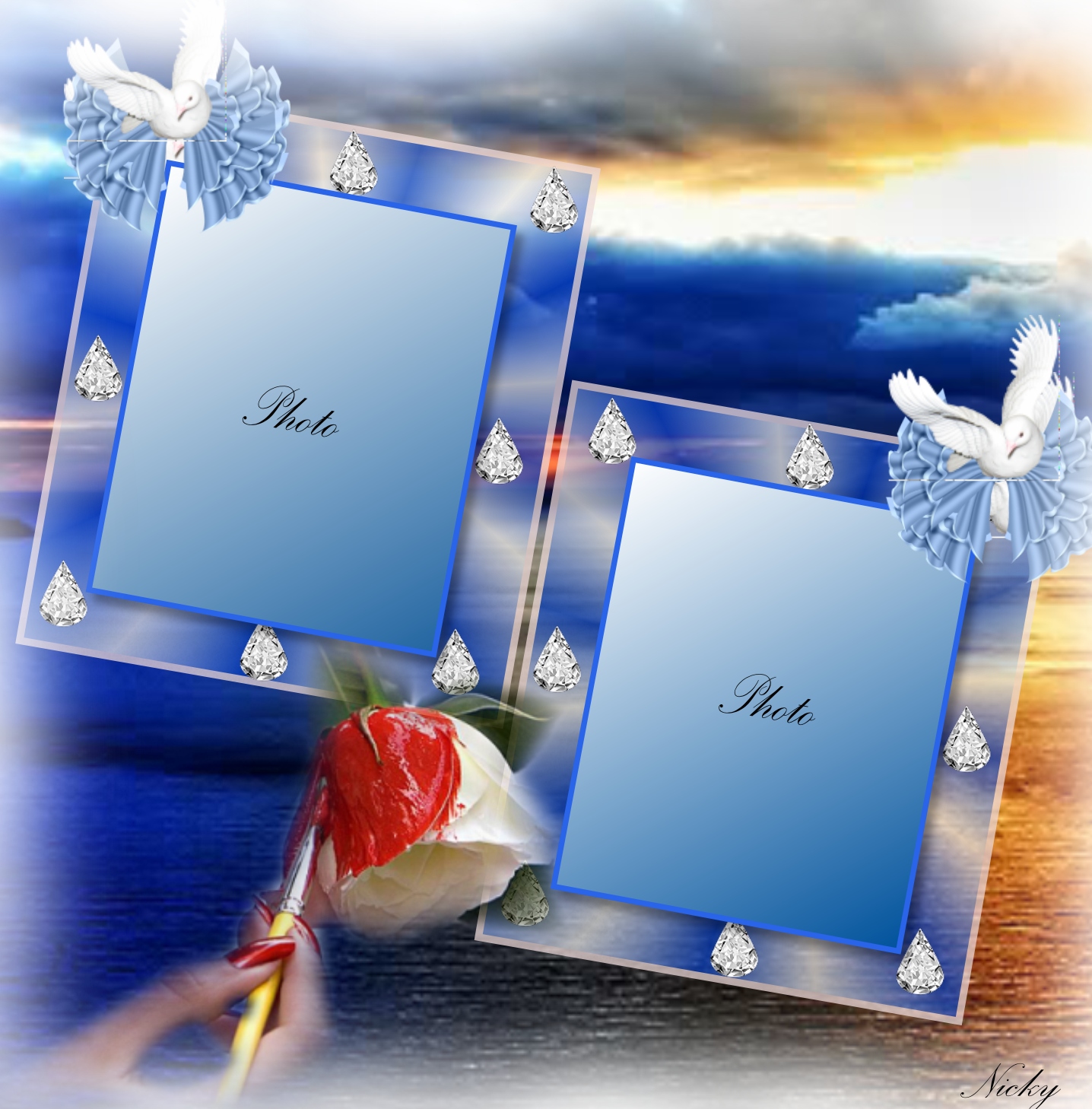 NICKY47's Scrapbook - Collage Frames - 2011 - beautiful love - nicky47 ...