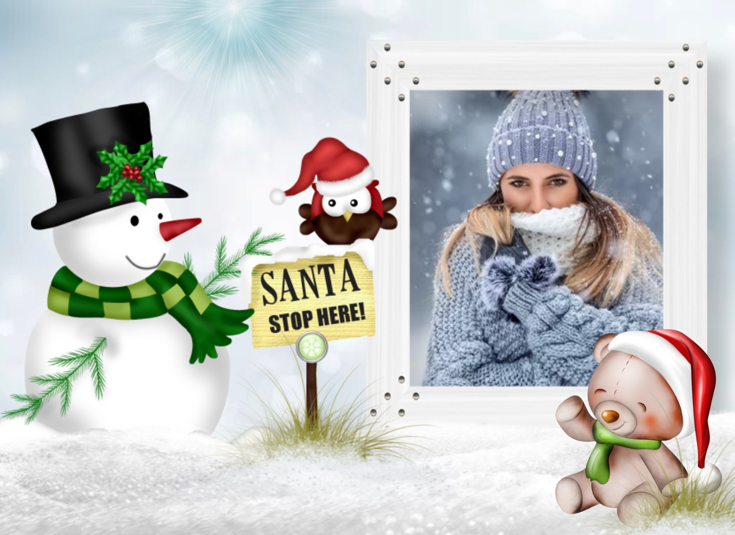 Nette's Winter Snow Frames☃️ ️ - Winter2021 - Winter2021 NetteFirst Day ...