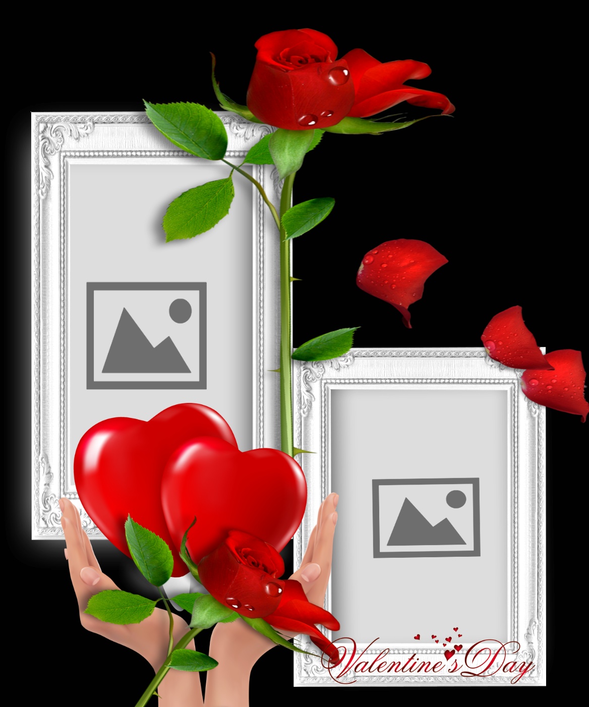 briggie's Valentine's Day Frames - 2018 January - valentine frame happy ...