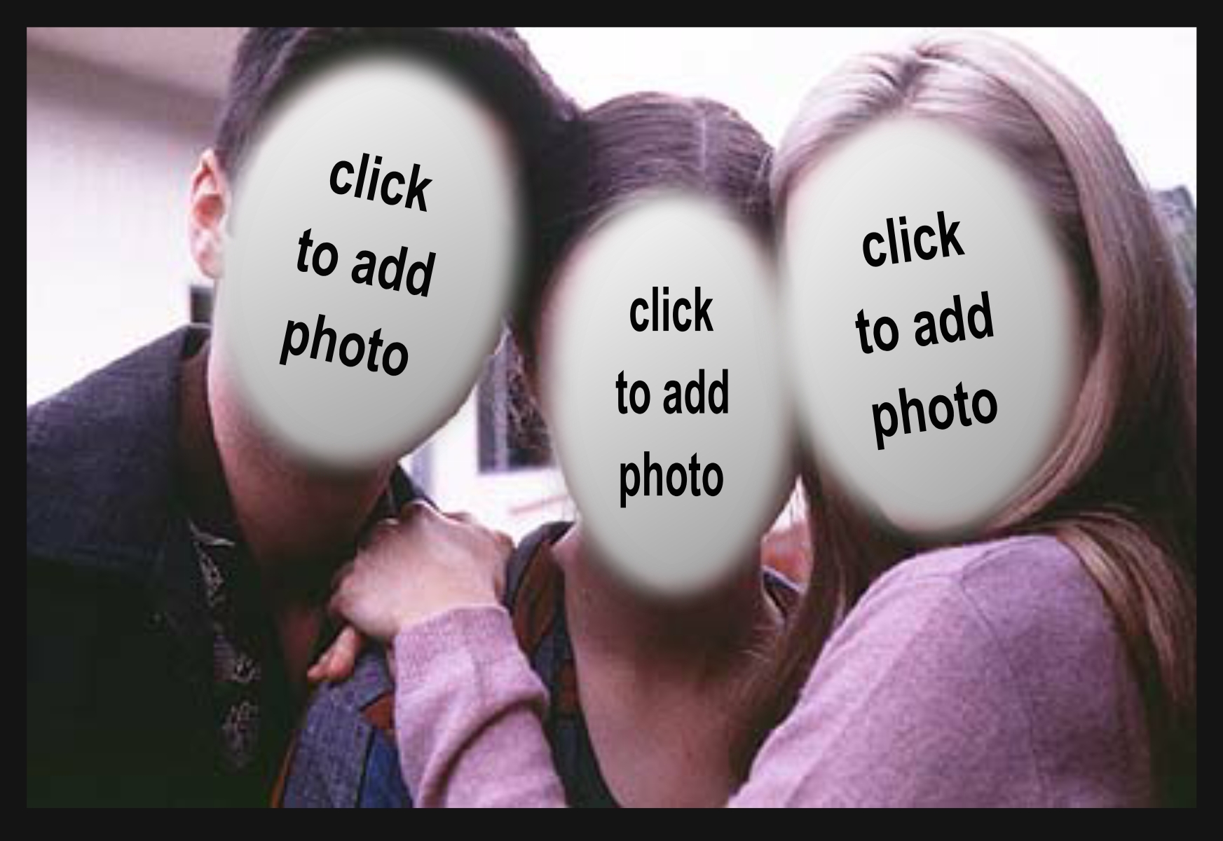 lorim805's Face Cut-Out Frames - 2009 January - Best Friends Face Cut ...