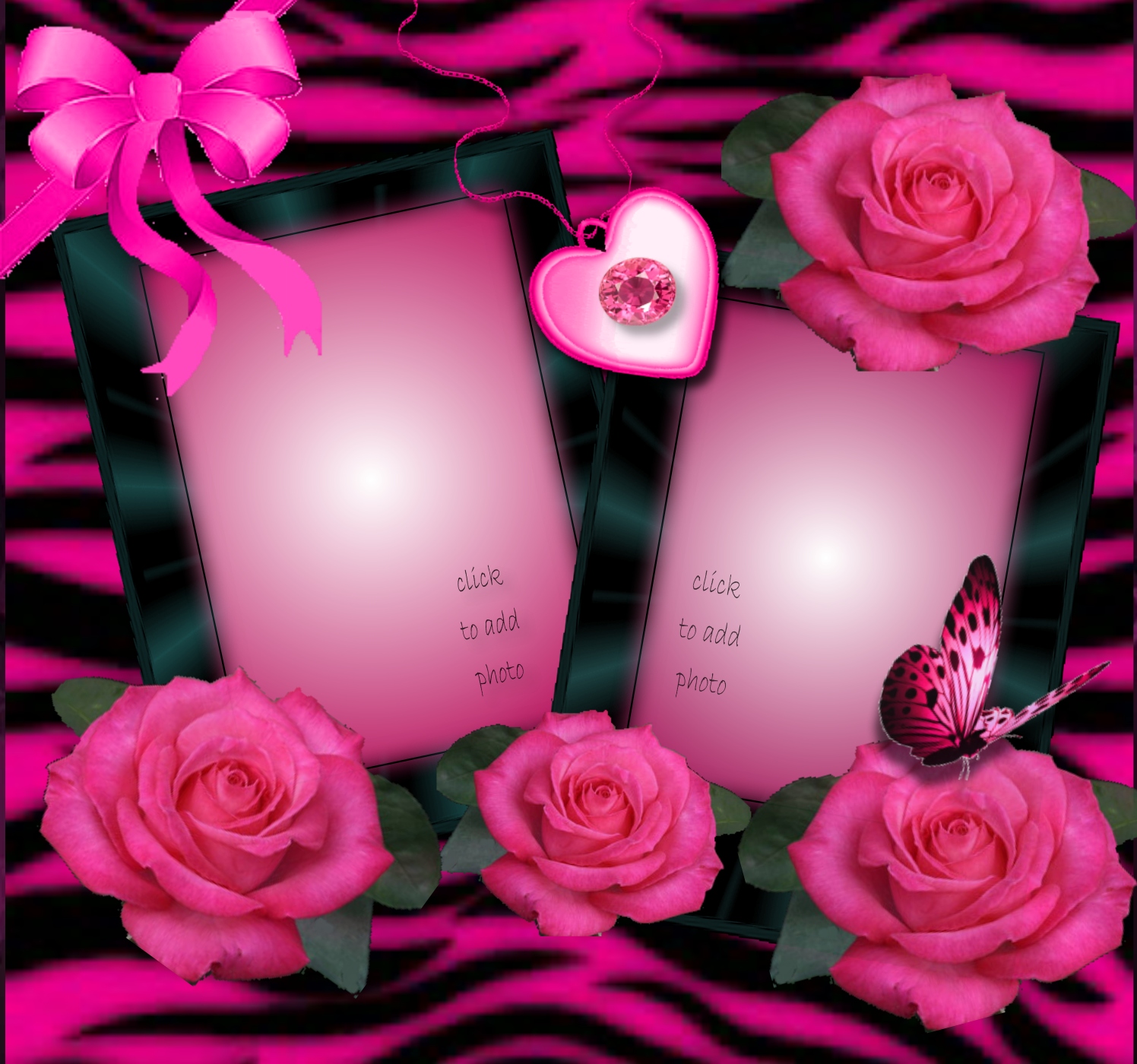 marialedesma1958's Girly Girl Frames - 2012 January - Pink And Black ...