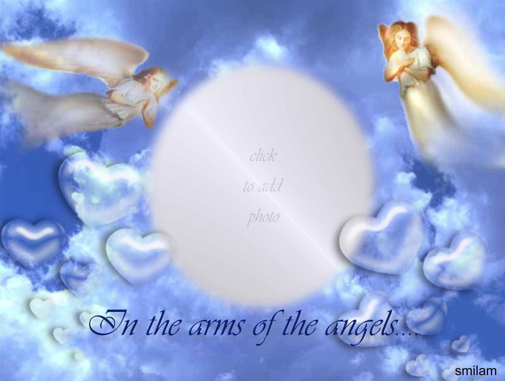 smilam's In Memory Of... Frames - In Loving Memory Frames - In the Arms of the Angels, angels ...