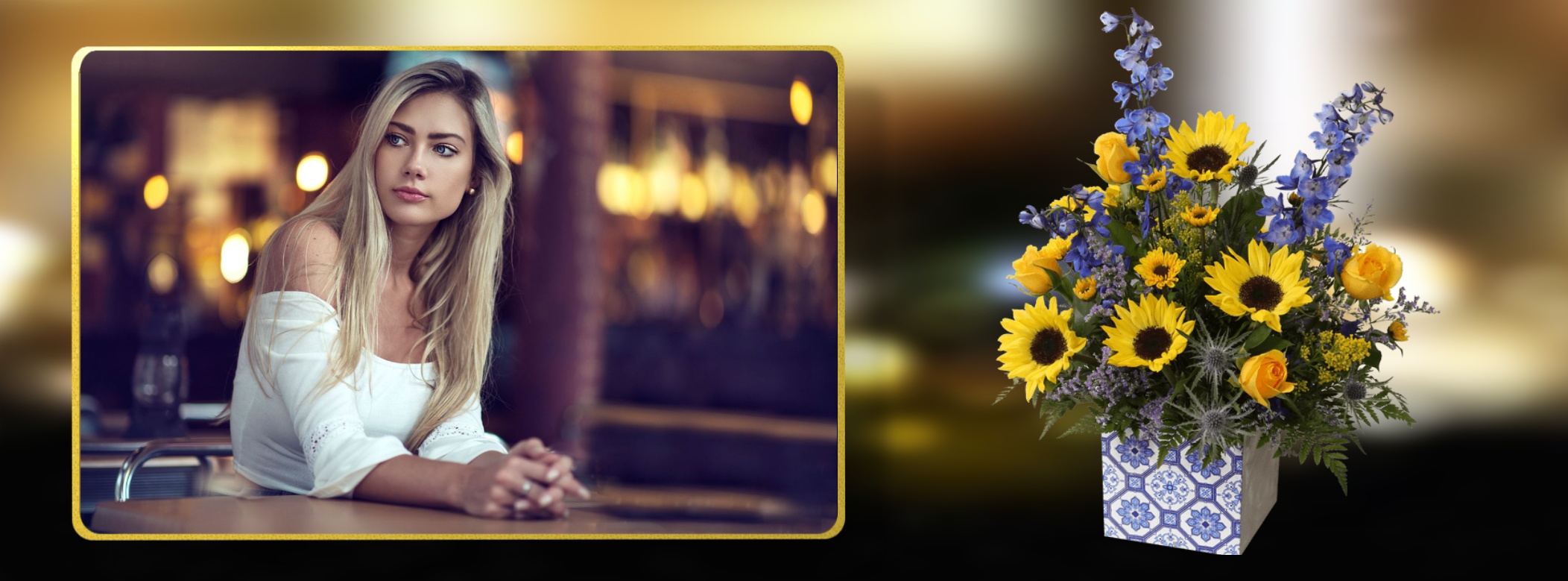Jezebel64's Facebook - Facebook Profile Cover Jezebel64 Bouquet Yellow ...