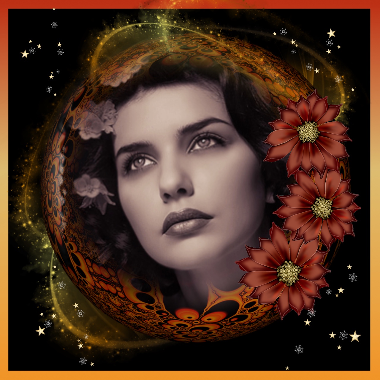 Wienie Coppen's Love romance - fantasy frame portrait - fantasy frame ...