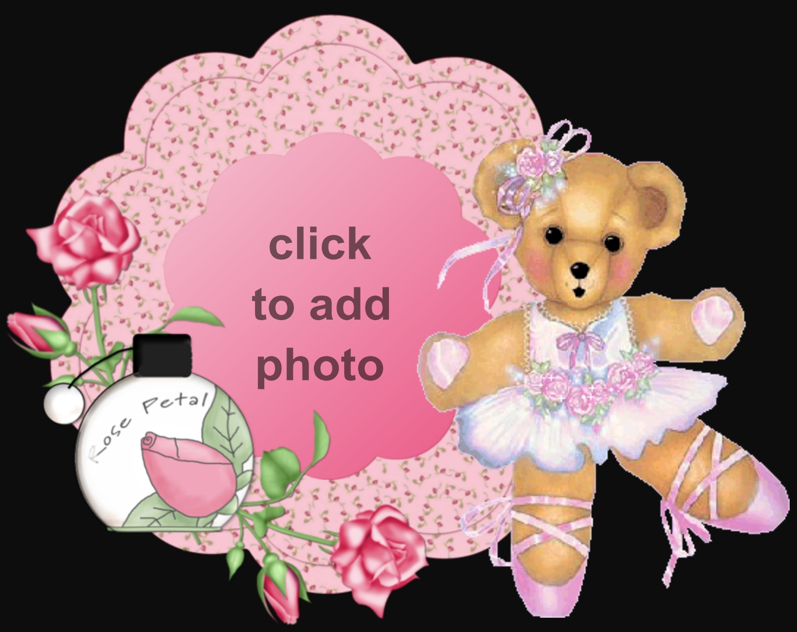 Sinnlich's Kids Frames - 2008 - 2009 July - Pink Dance Teddy, Gif Kids ...