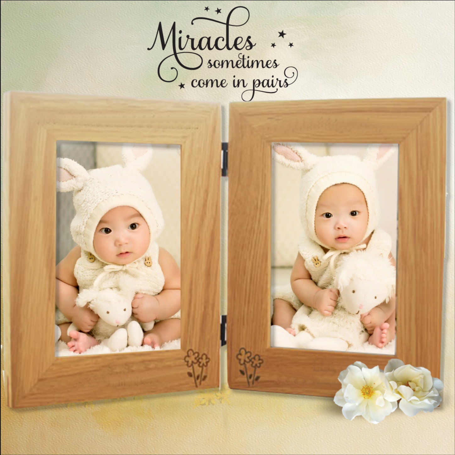 Nette's Kid Photo Frames🏄‍♀️🏂 - 2016 February - 2016 March - Twins Kids ...