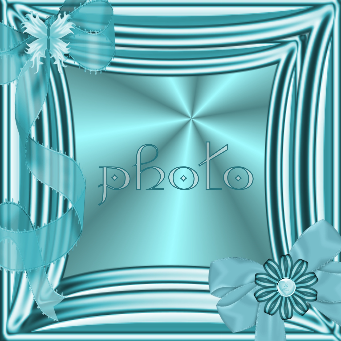 marycarmenkim's Picture Frames - 2009 June - Metallic teal Fun metallic ...