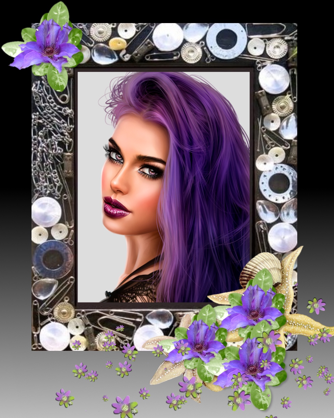 Wienie Coppen's Love romance - fantasy frame portrait - fantasy frame ...