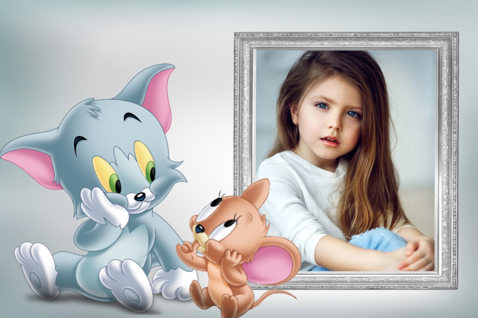 Nette's Cartoon Kids Frame🤡 - Cartoon Kids Kids Photo Frame Nette ...