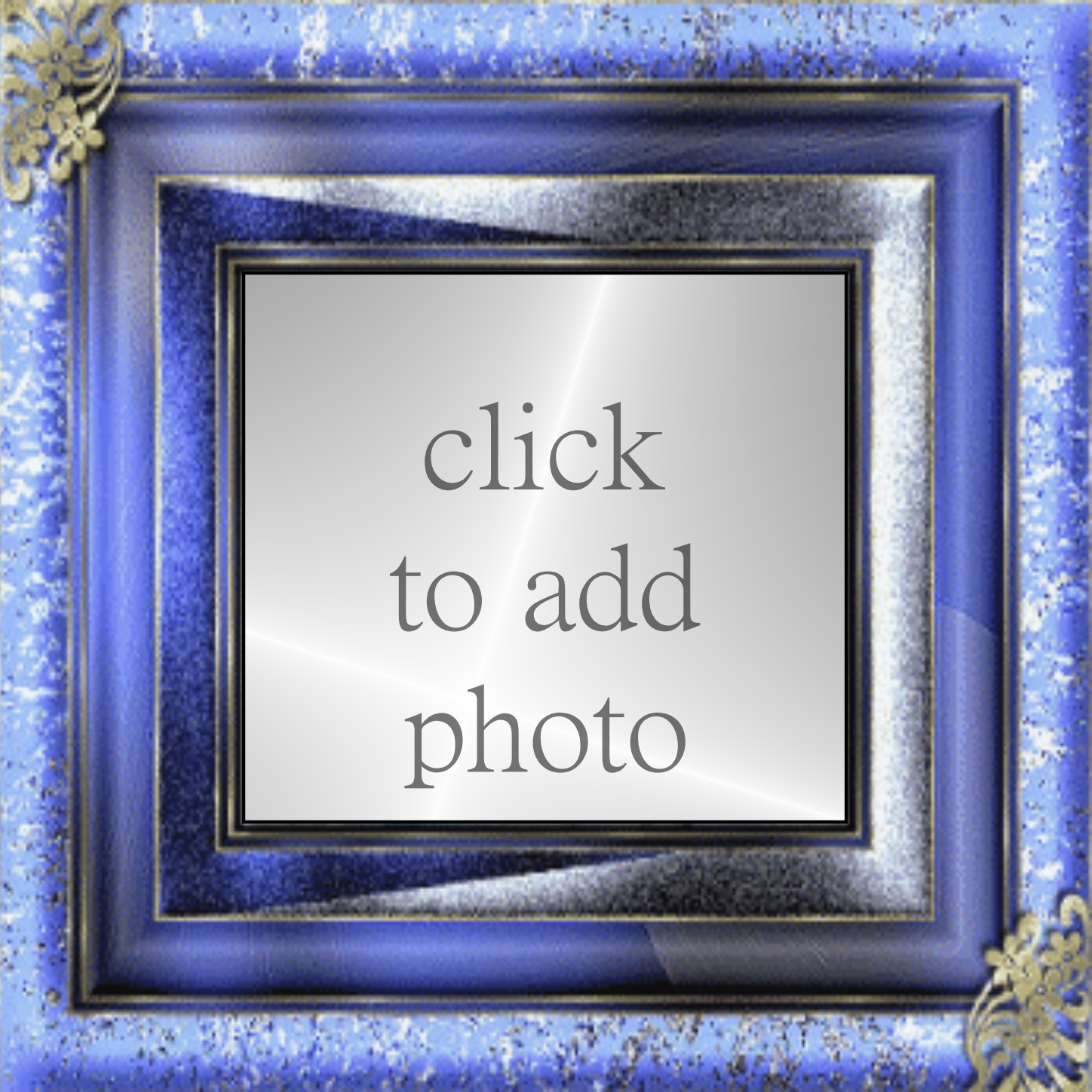 monatoo's Picture Frames - 2012 April - Levi Blued blue classic frame ...