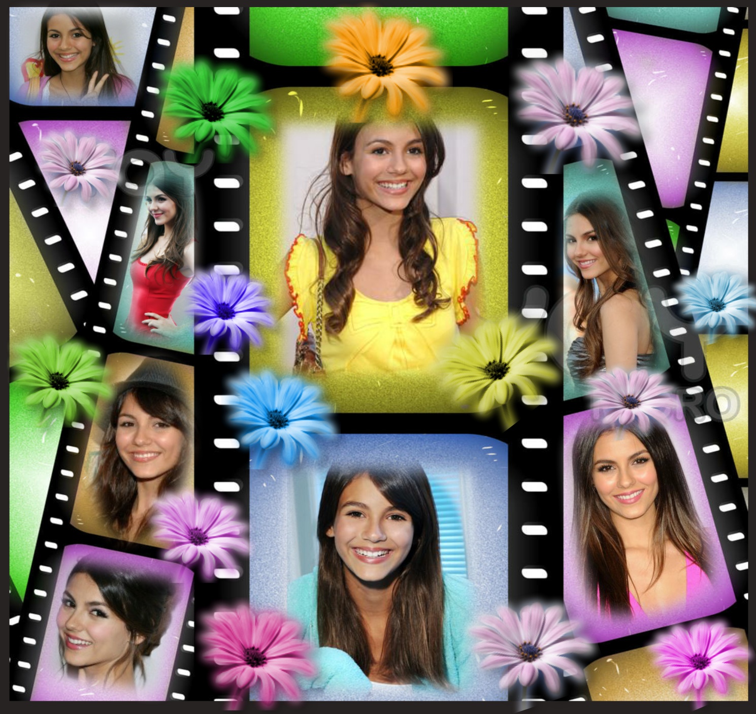 marialedesma1958's Girly Girl Frames - 2012 March - Colorful Film Strip ...