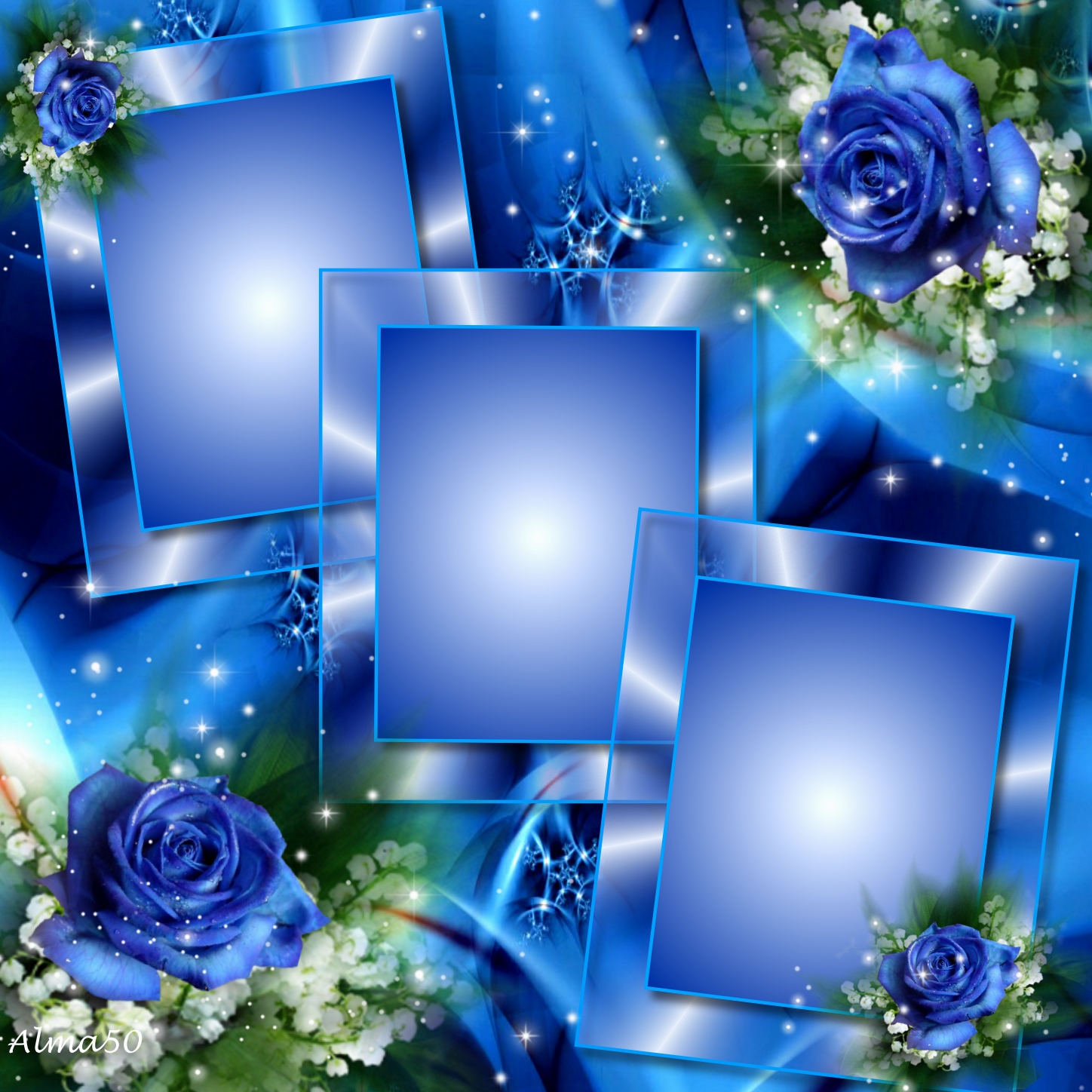 alma50's Cheer Up Frames - 2013 August - triple frame Alma50 cheer Up ...