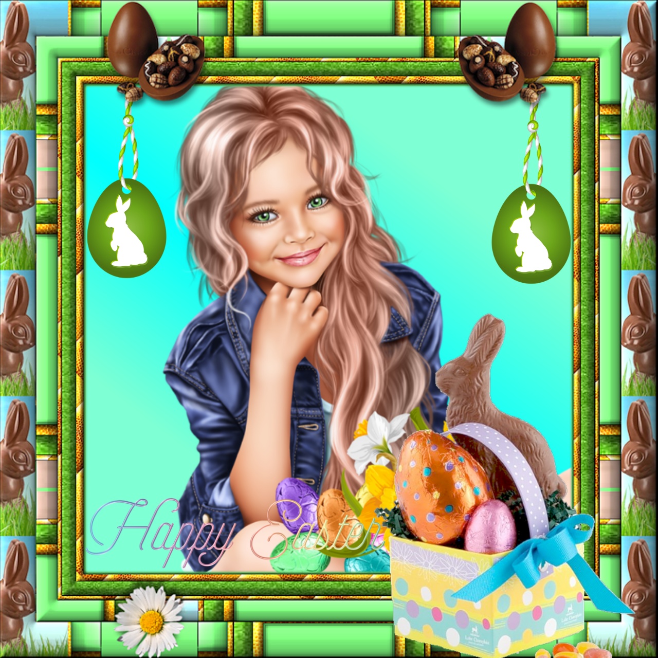 It'sMichelle's Kids Playing and Laughing Frames - Happy Easter Easter ...