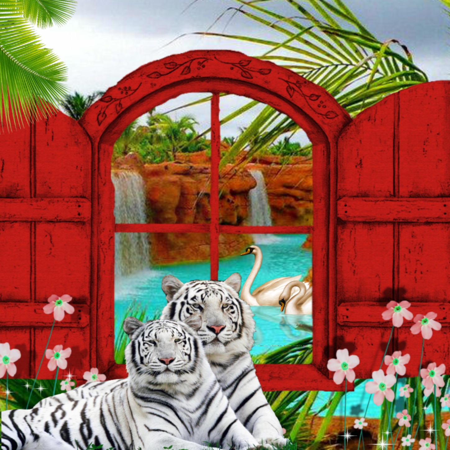 It'sMichelle's Wildlife Frames - 2014 - 2015 January - Tigers wildlife ...