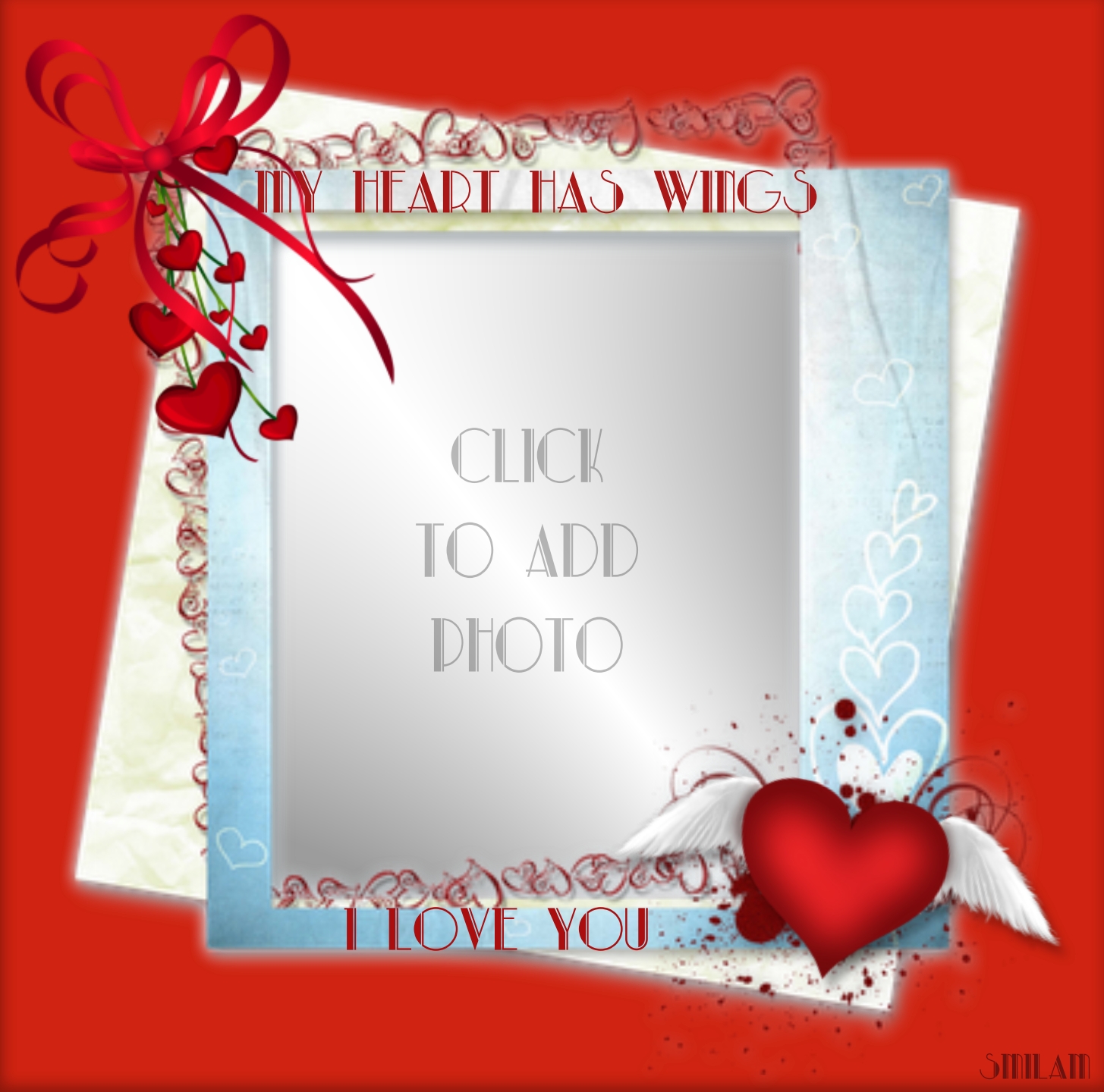 smilam's I Love You Frames - I LOVE YOU - My Heart Has Wings, I Love ...