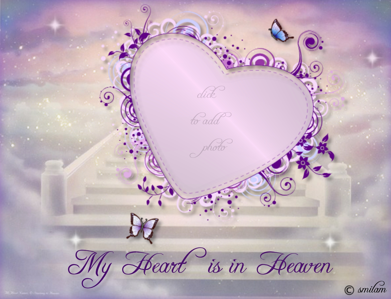 smilam's In Memory Of... Frames - In Memory Of - My Heart is in Heaven ...