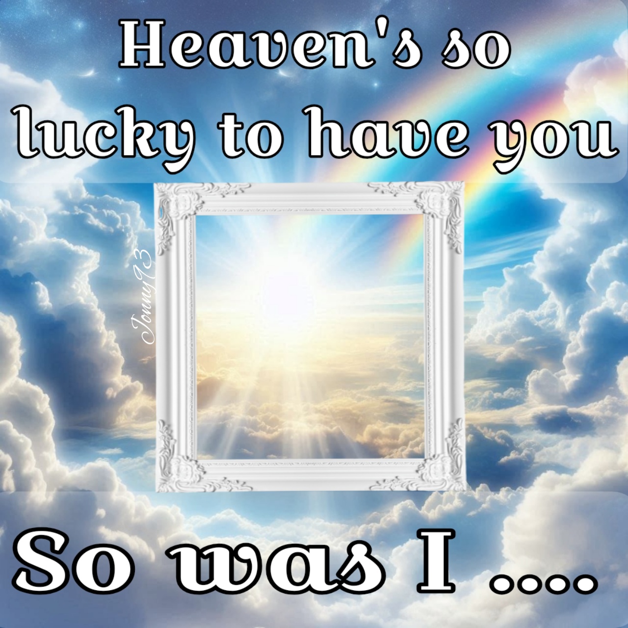 Jonny's mum 💙💙's New Angel frames 2025 - heaven angel grief loss ...