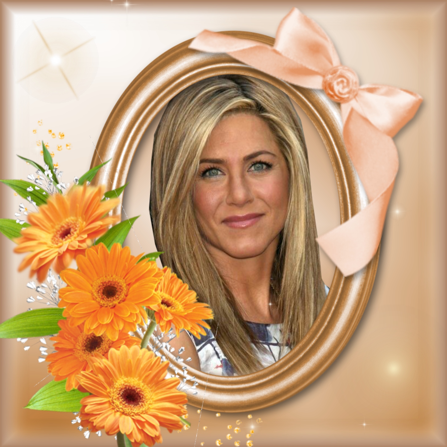 Nette's Girly Girl Frames👩‍🦳 - Orange Daisies Kimi Art Frame Me!Frame ...