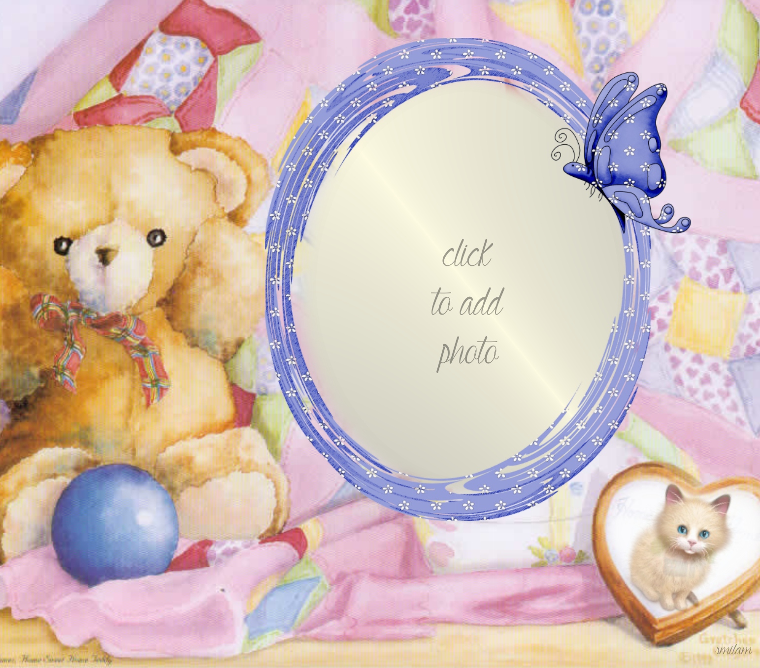 smilam's Baby Frames - Baby Frame - Baby Frame. Sweet! Teddy Bear ...