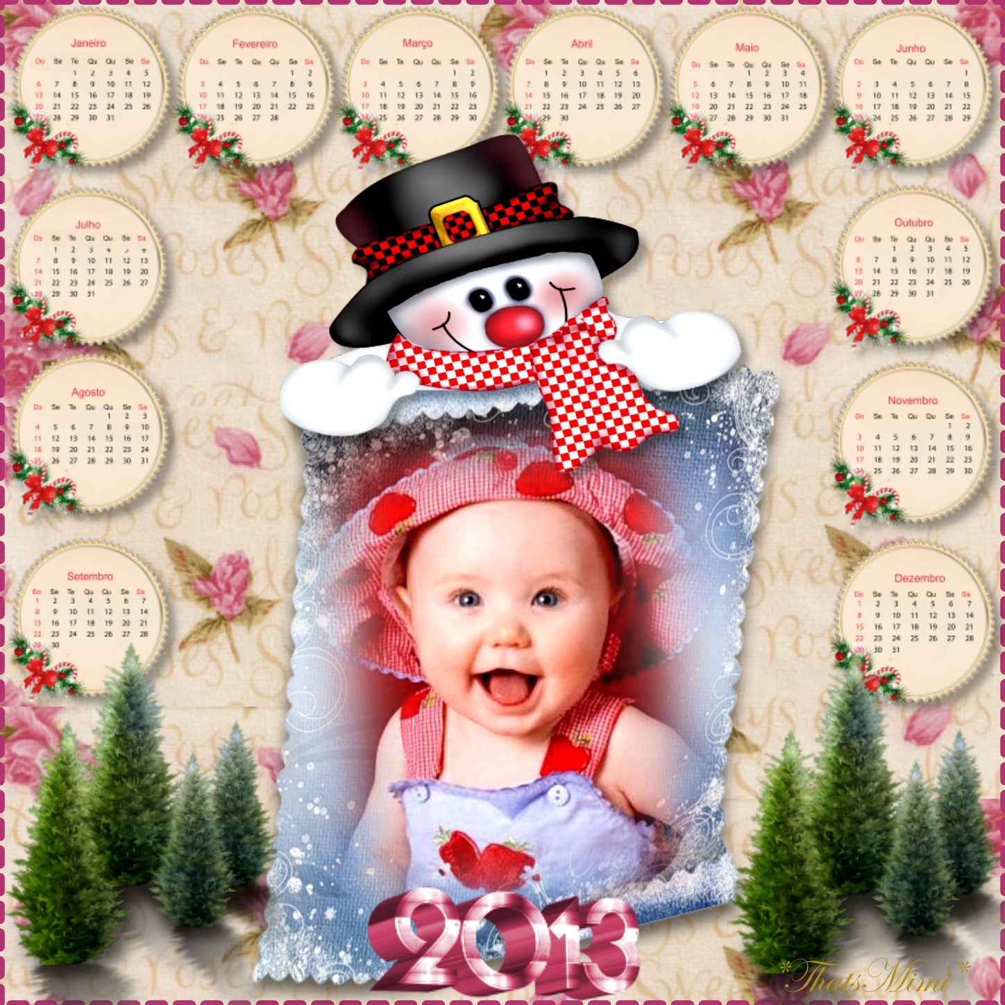 ThatsMimi's Calendar Frames - 2012 November - ~*~ Sweet Days ...