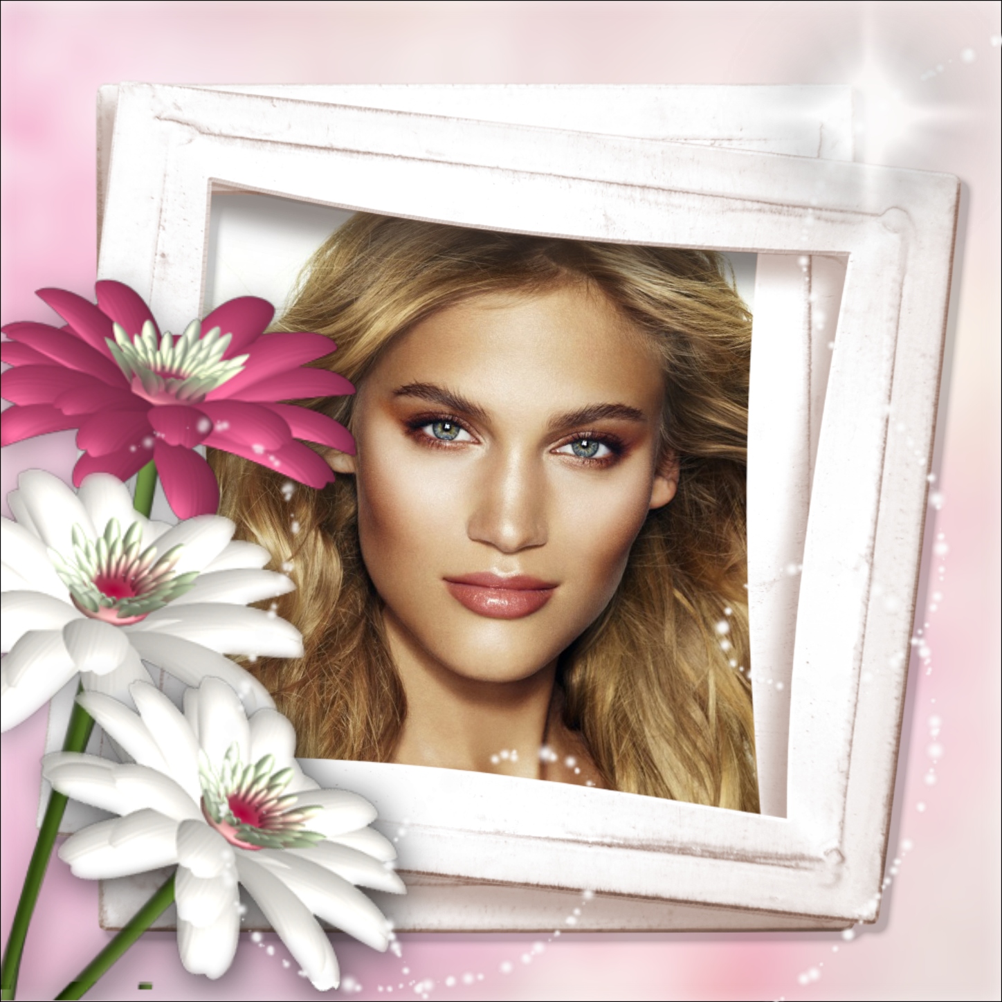 Nette's Girly Girl Frames👩‍🦳 - Flowers imikimi Rocks FrameNette1652 ...