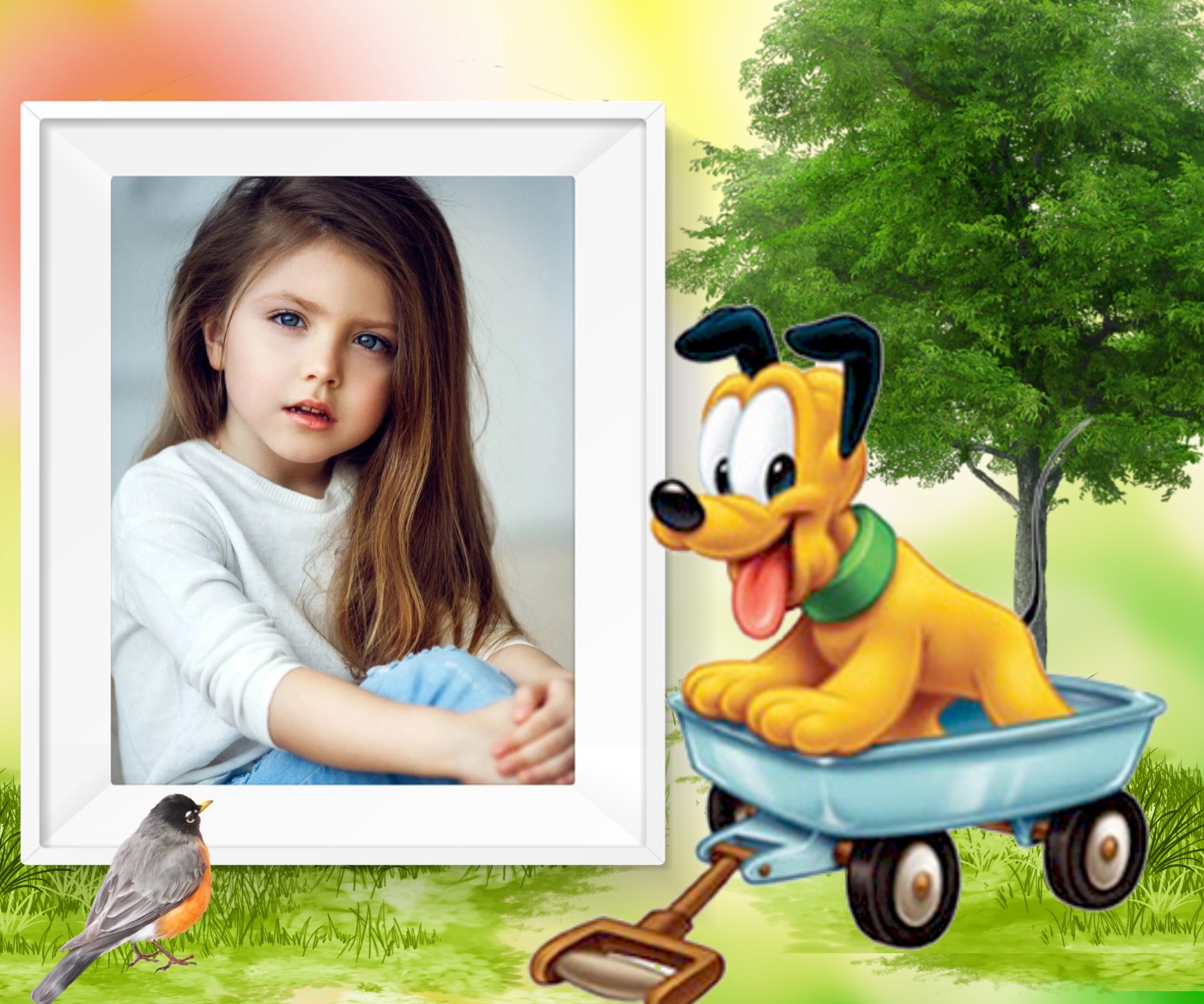 Nette's Cartoon Kids Frame🤡 - Cartoon Kids Kids Photo Frame Nette ...