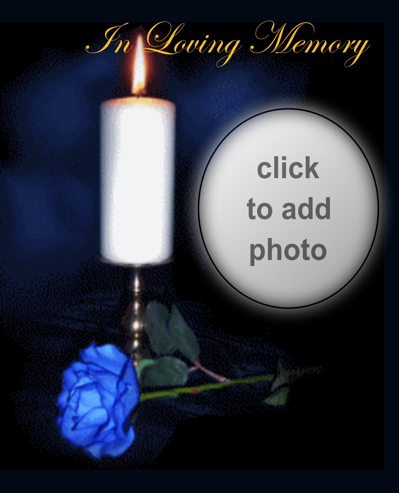 smilam's In Memory Of... Frames - In Loving Memory, 2008 - In Loving Memory, 2008. candle and ...