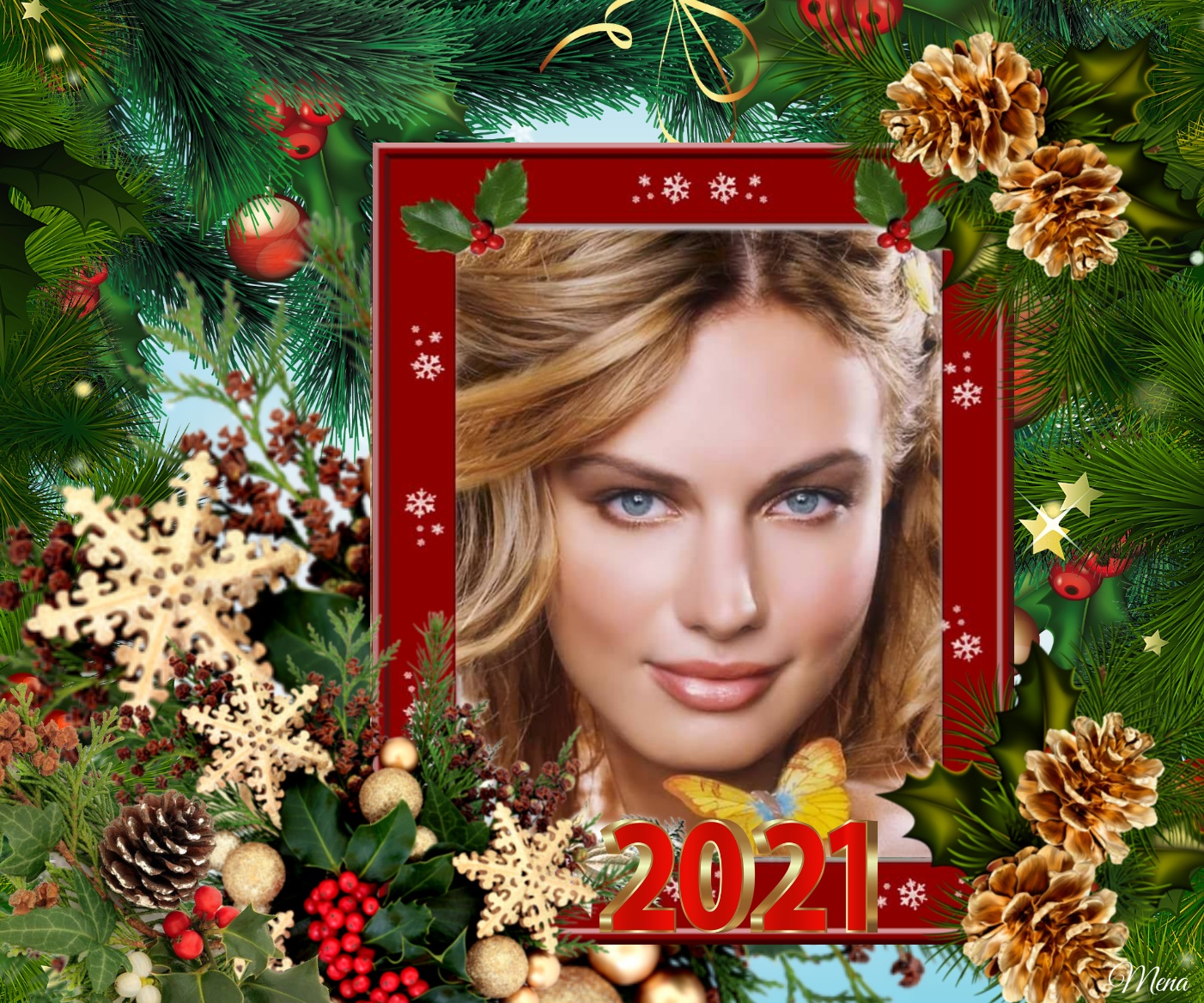 Mena's Christmas Frames / Molduras De Natal - Mena Christmas Frames New ...