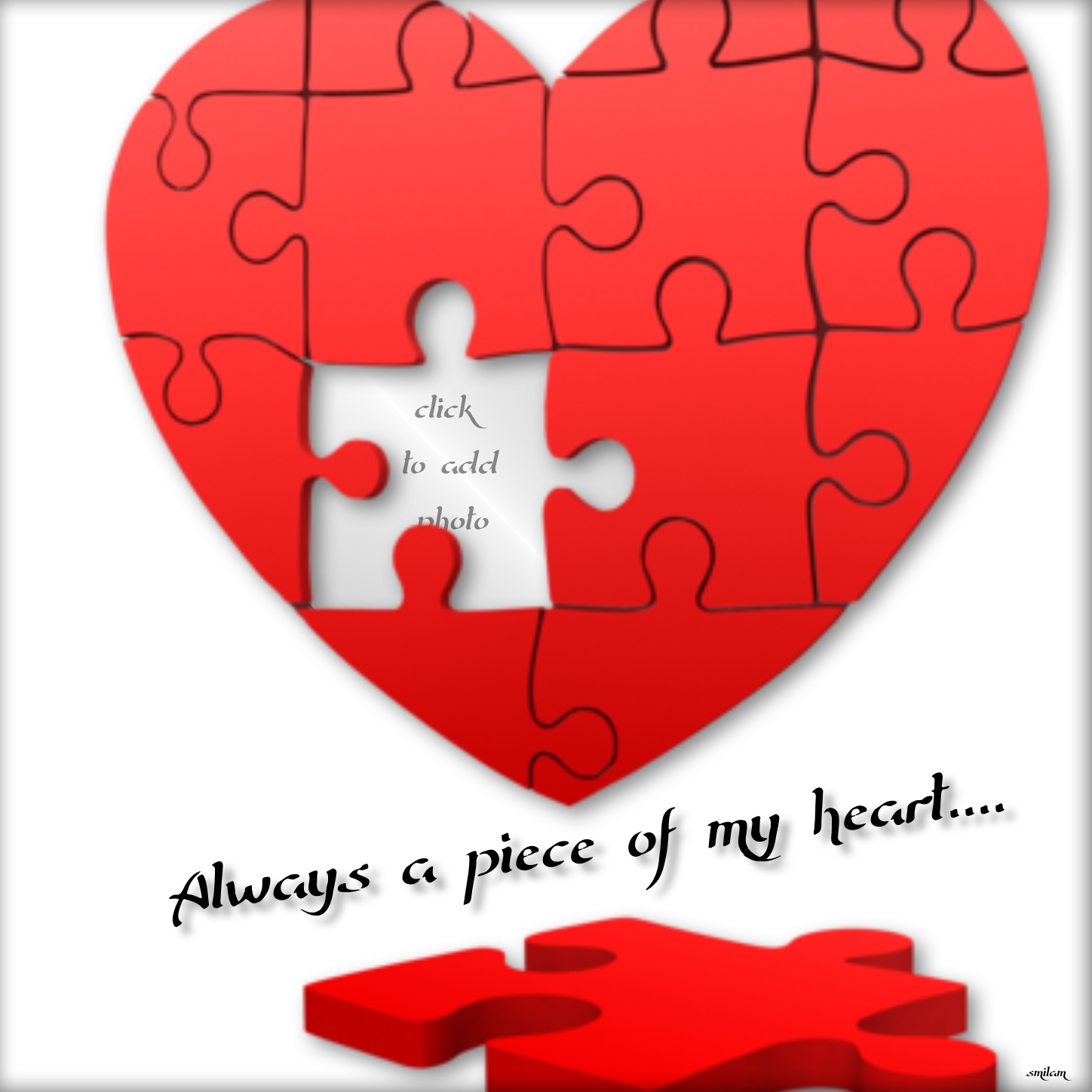 smilam's Missing You Frames - Missing You - Always a Piece of My Heart ...