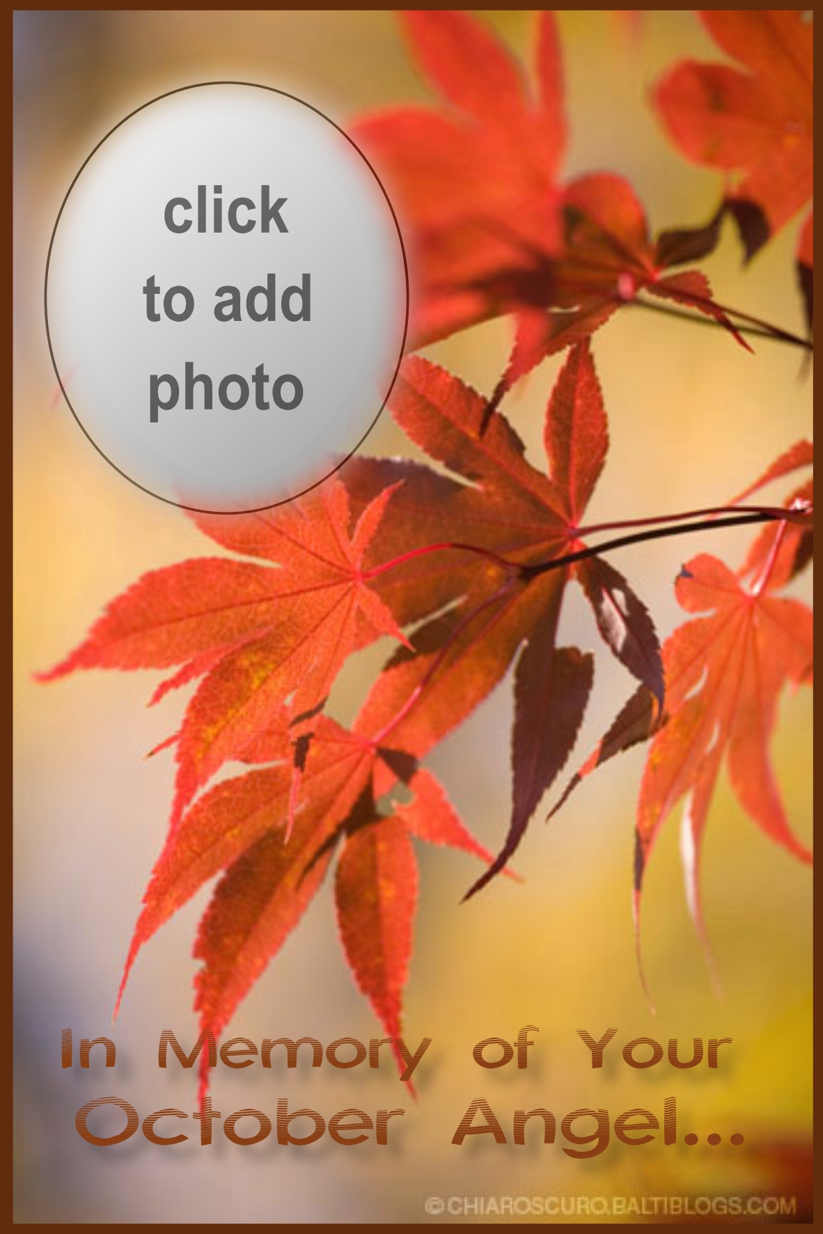 smilam's In Memory Of... Frames - October Angel In Loving Memory In ...