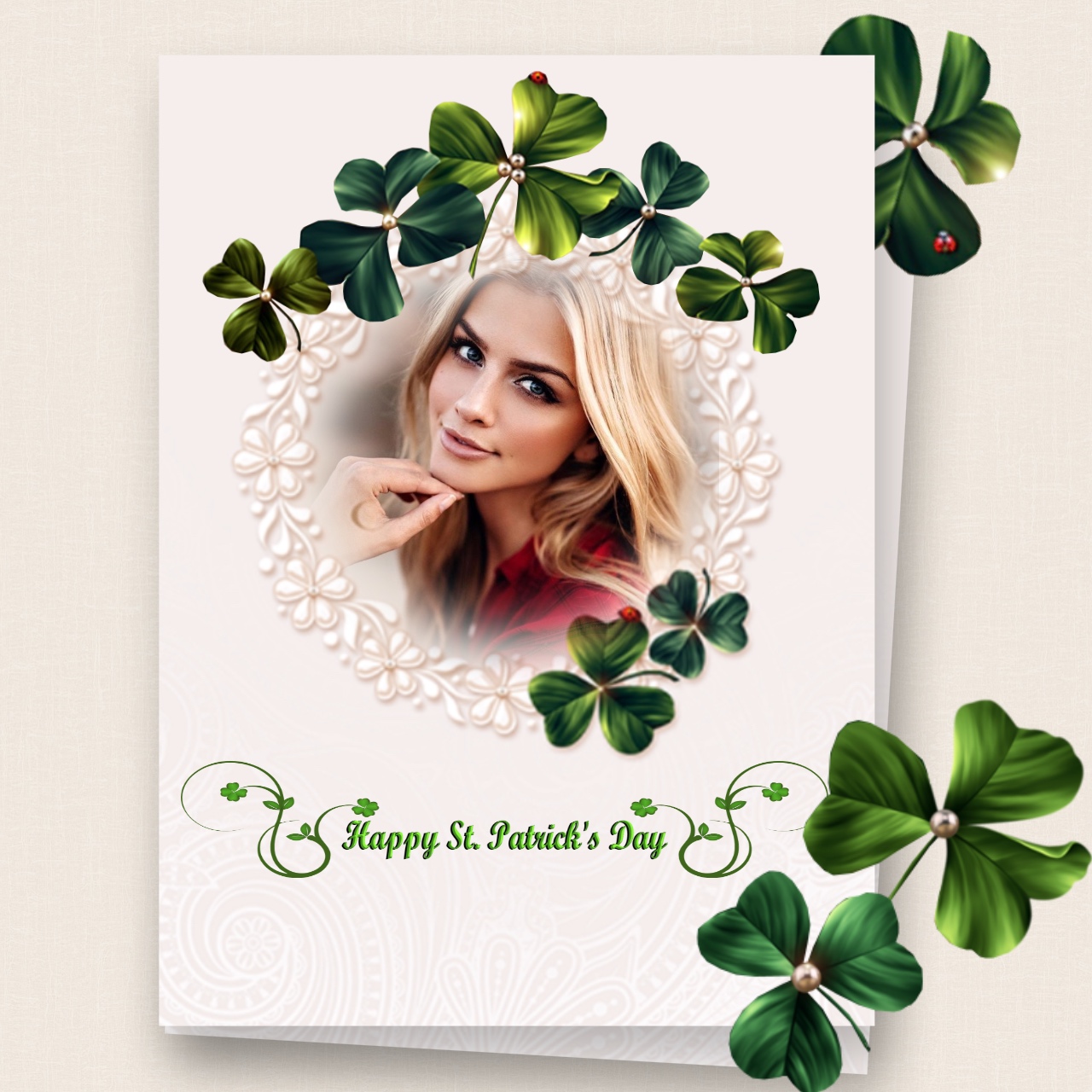 Nette's St Patrick's Day Frames - St Patricks Day Photo Frame Nette1652 ...
