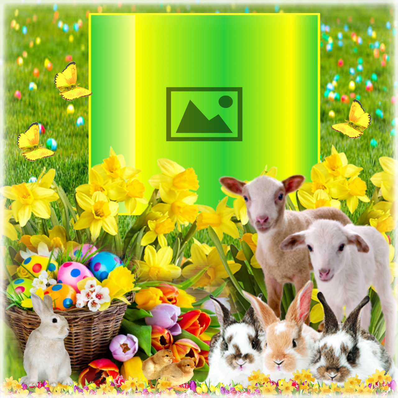 Sinnlich's Easter Sunday Frames - 2019 -- - Bunnies Sinnlich Easter ...