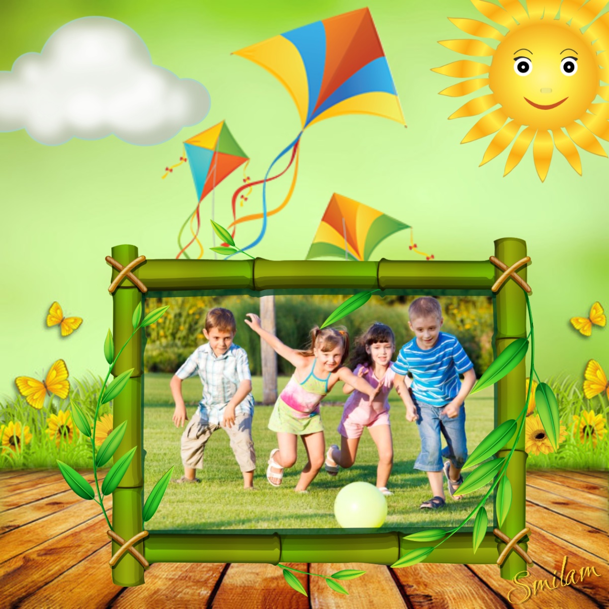 smilam's Kid's Cute Photo Frames - Kids Photo Frames - Kids Enjoying ...