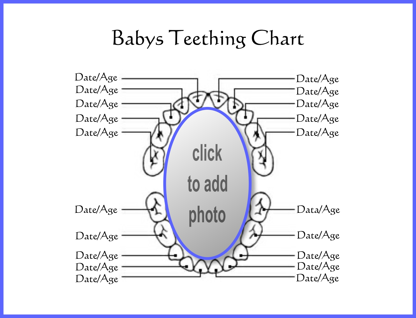 Rocky505's Kid Photo Album Frames - 2008 July - 2009 - Baby teeth ...