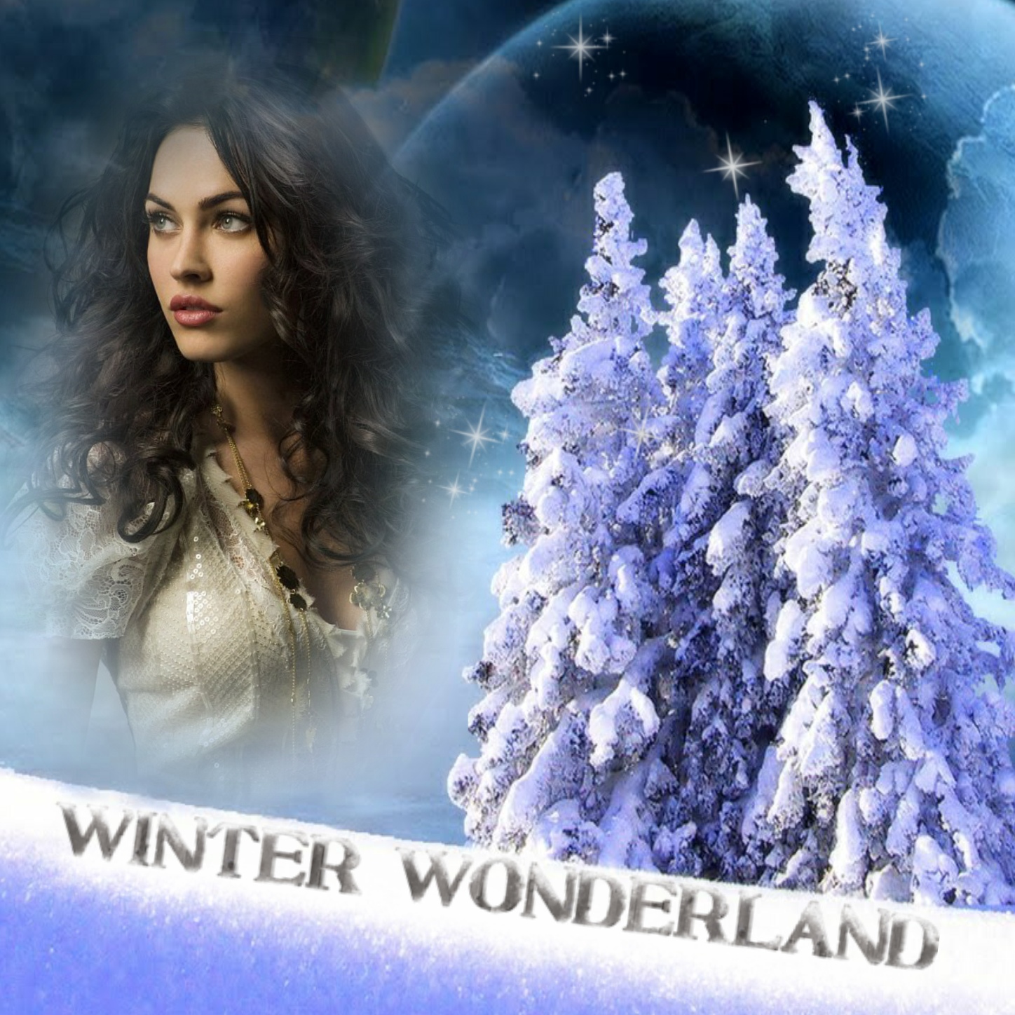 Elizabeth's WINTER ️ 2/2 - Winter Winter Landscape Winters Night ...