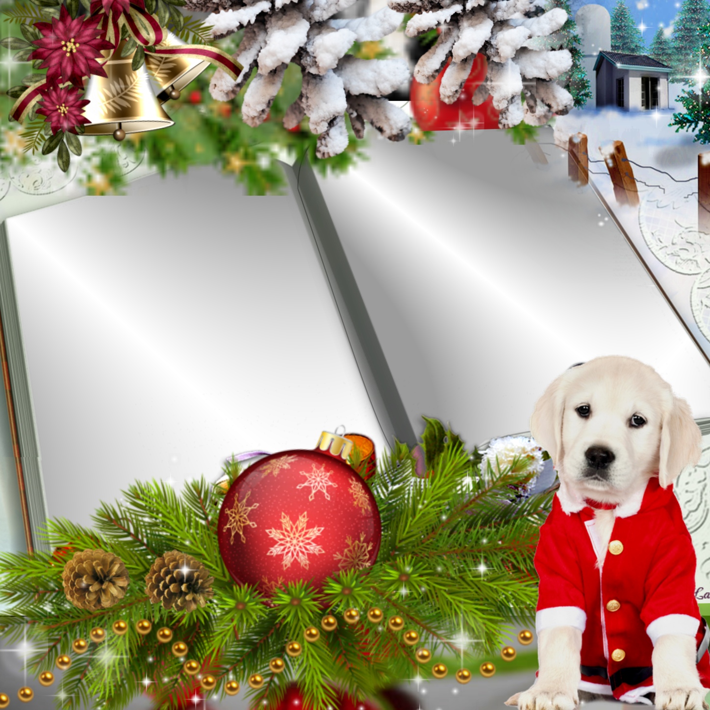Emily50's Christmas Frame - Christmas book Ghy01 - Christmas book Ghy01