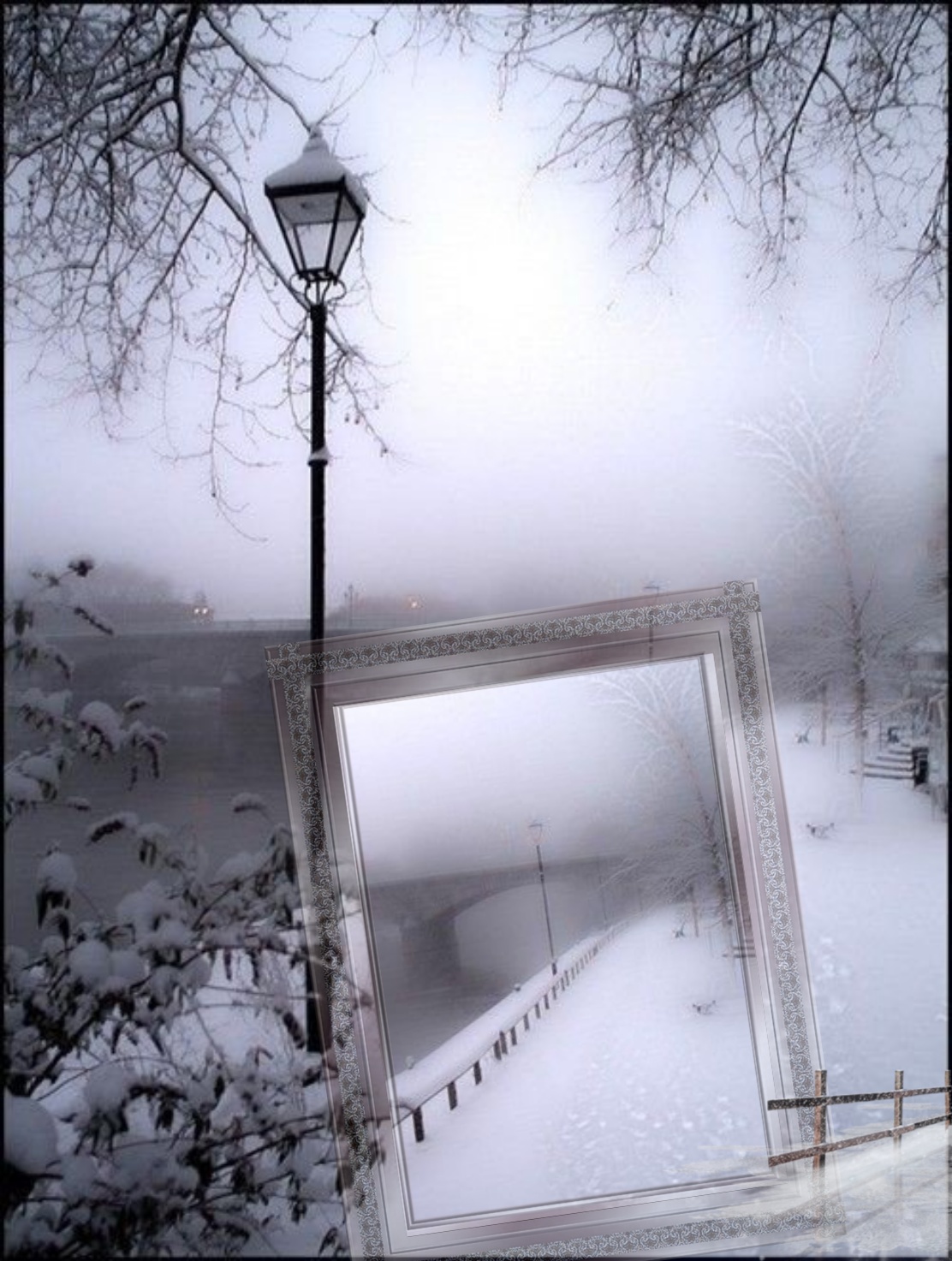 Emily50's Winter Frames - winter nature snow - winter nature snow