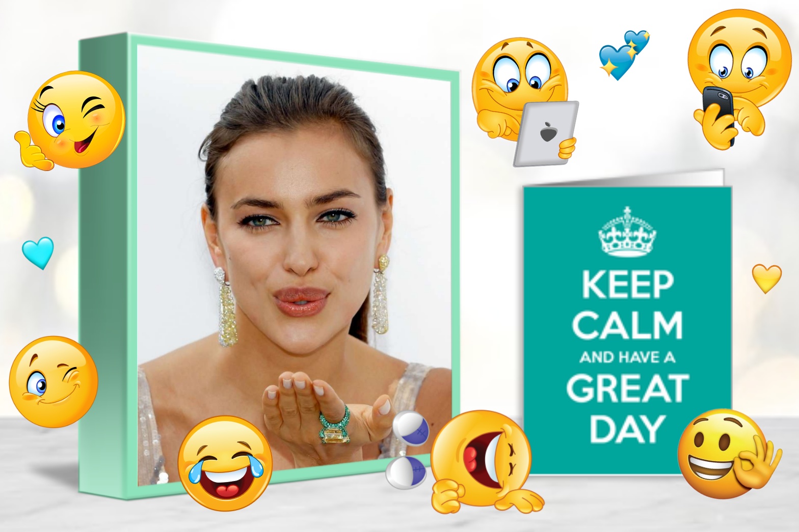 Elizabeth's GOOD MORNING/DAY/NIGHT ⭐️ 2/3 - Haveagreatday Smiley Emoji ...