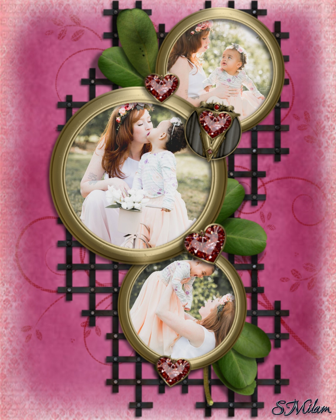 smilam's Picture Frames - Frames 2021 - Triple Love Frame Frame Triple ...