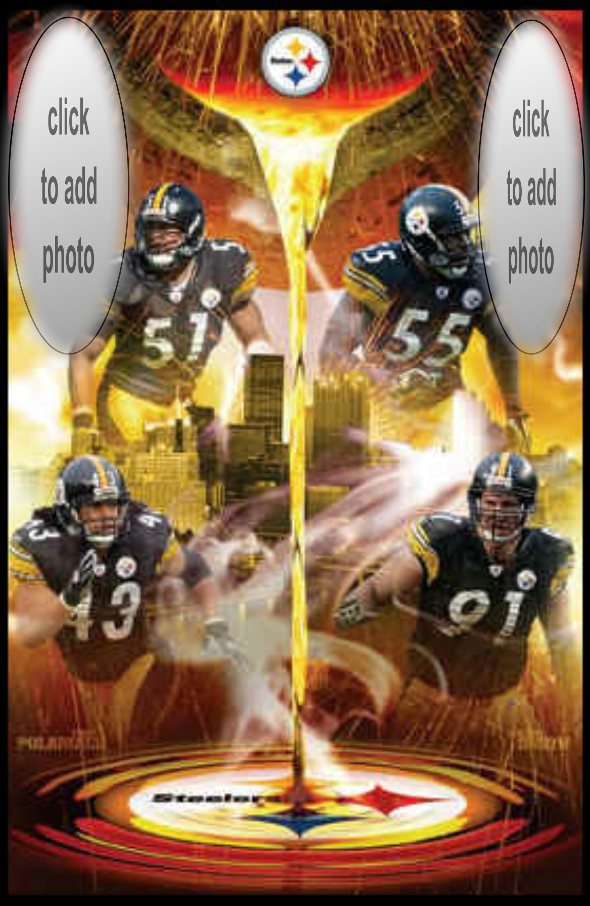mskesha25's Team Sport Frames - 2011 February - 2011 July - Steelers ...
