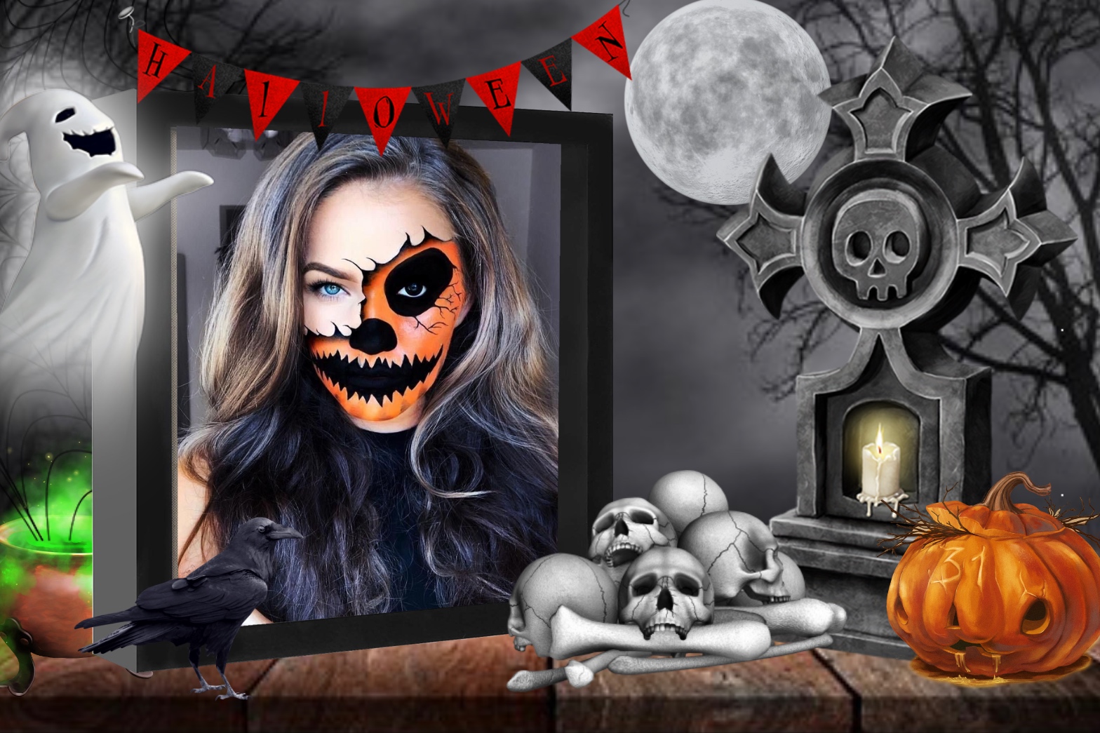 Nette's Halloween Frames - Halloween Frames - Halloween Spooky Nette ...