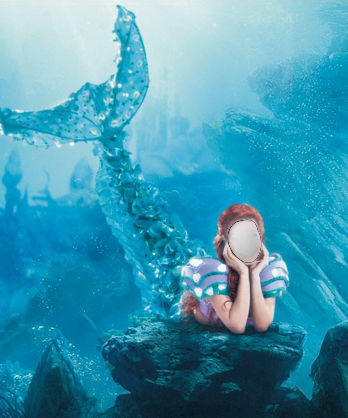 mamapets's Face Cut-Out Frames - 2015 January - The Mermaid - The ...