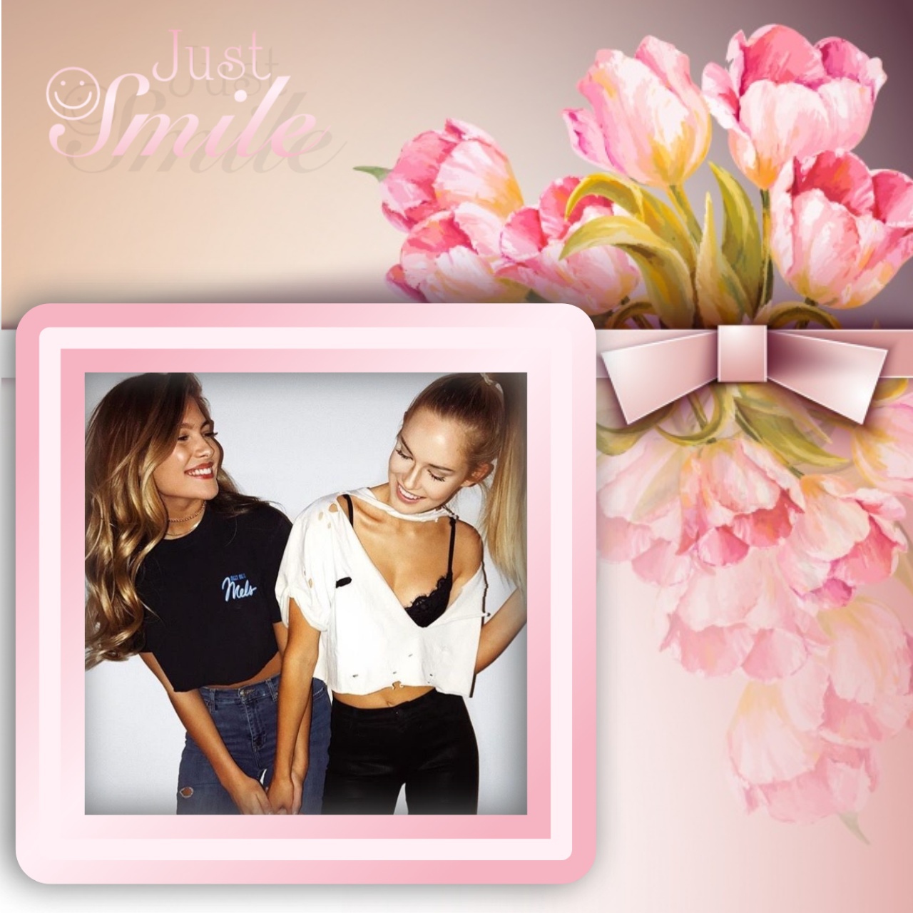 Nette's FamilyFrame Friends Frame - Just Smile Friends Forever Frame My ...