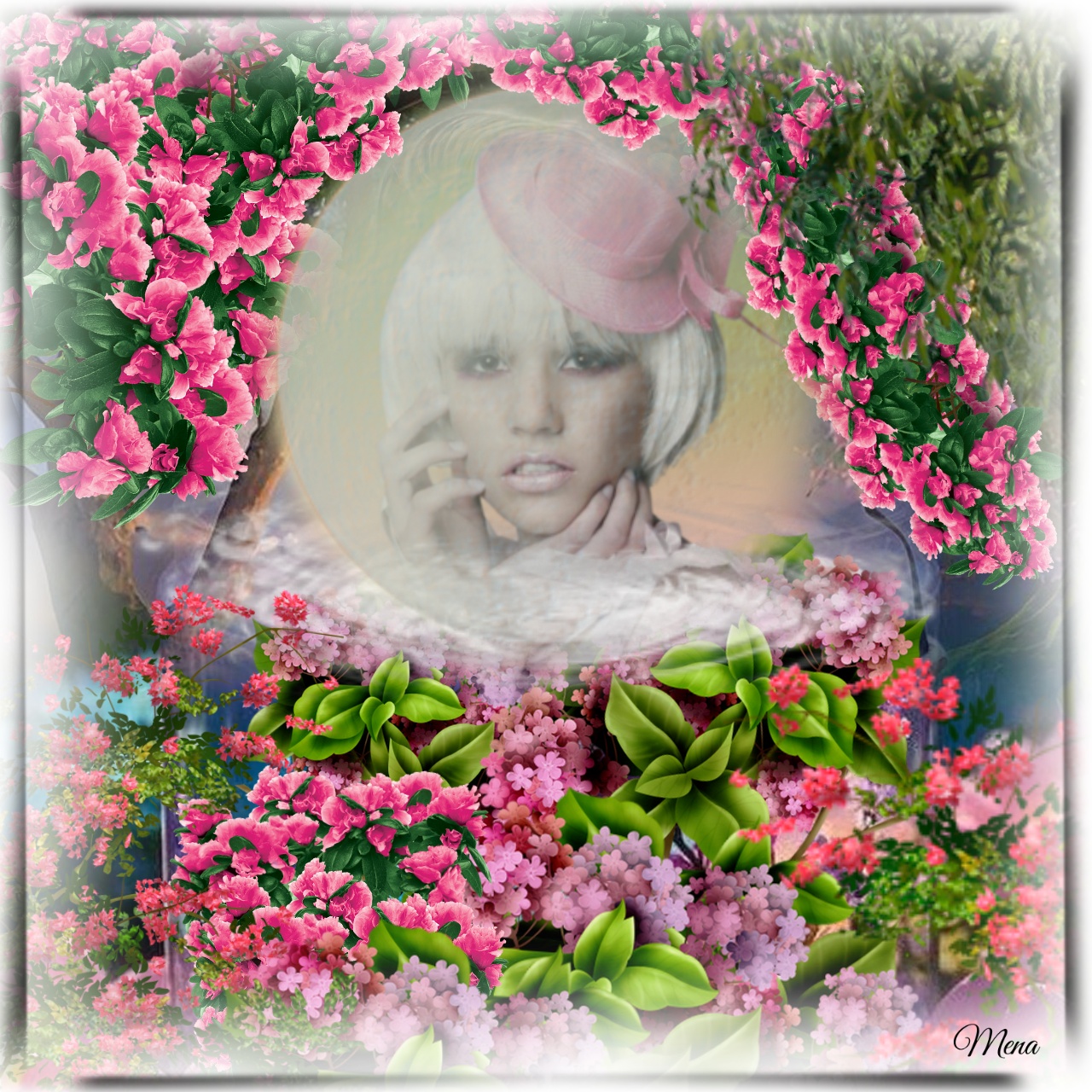 Mena's Frames - Mena Me Love Roses - Mena Kimi Art Frames Molduras Diversas - Mena Kimi Art ...