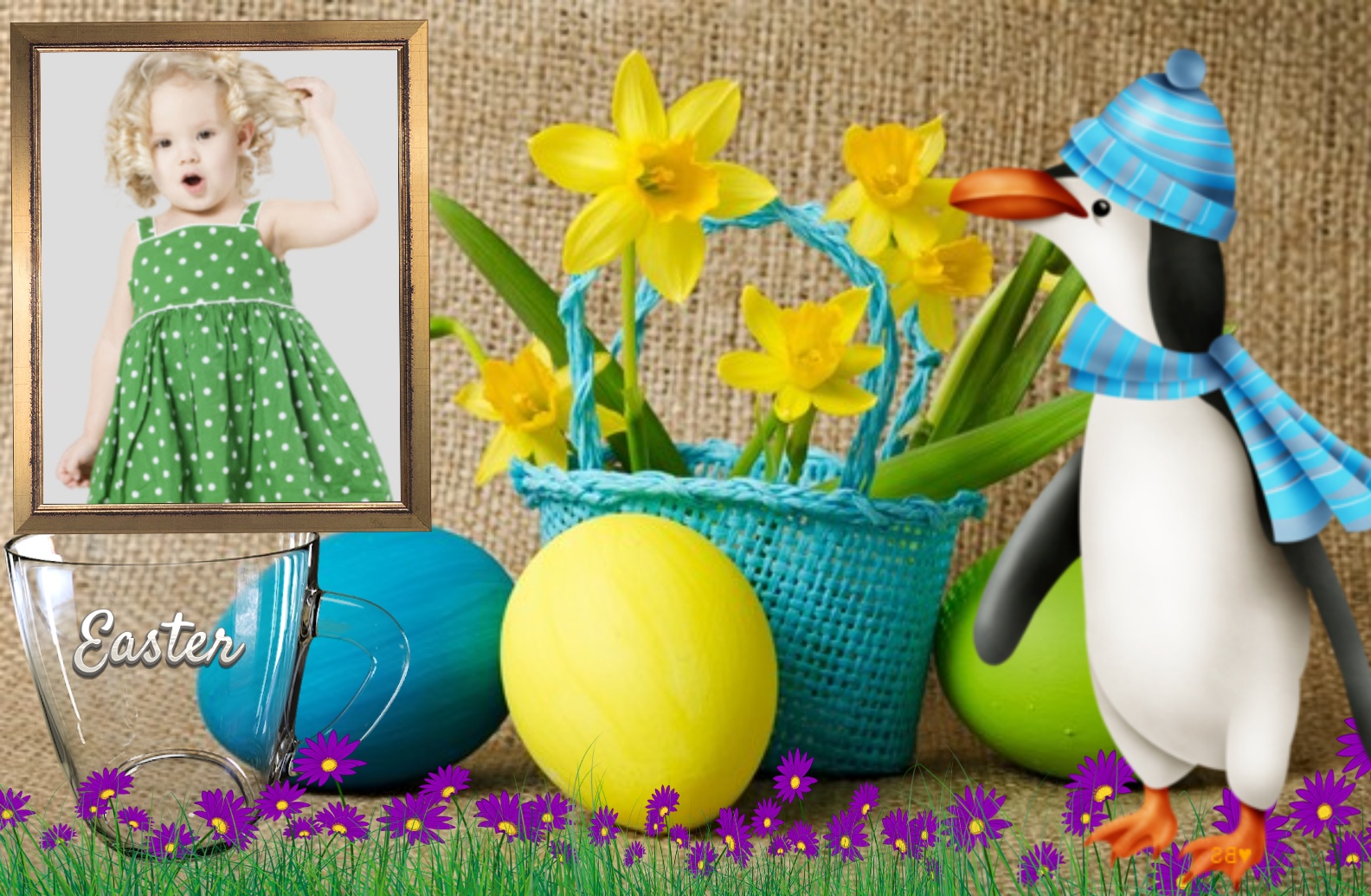 Emily50's Kids Frames - Kids Easter happy ...