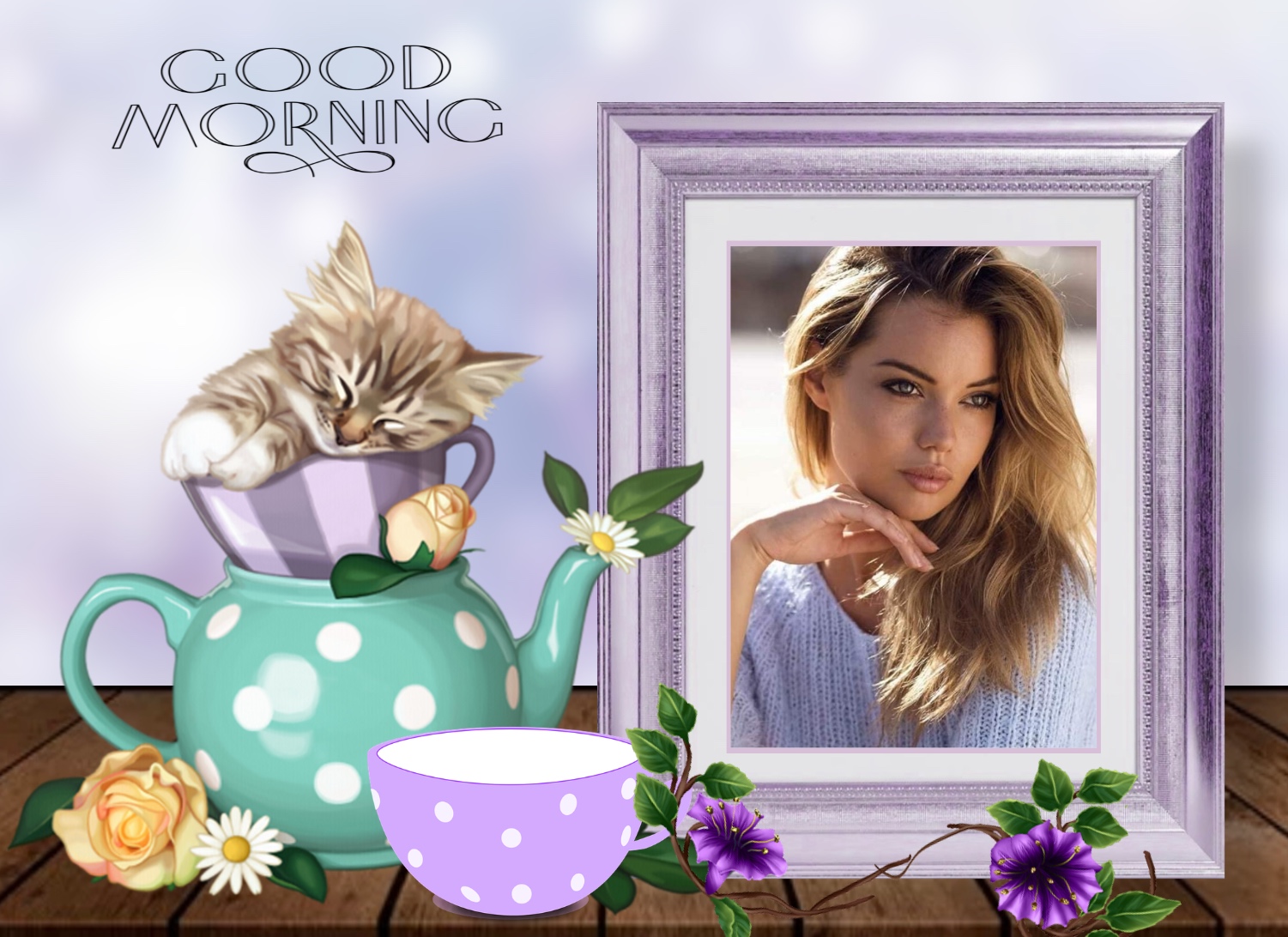 Nette's Good Morning,GoodDay Frame - Good MorningCoffeeNette - Good ...