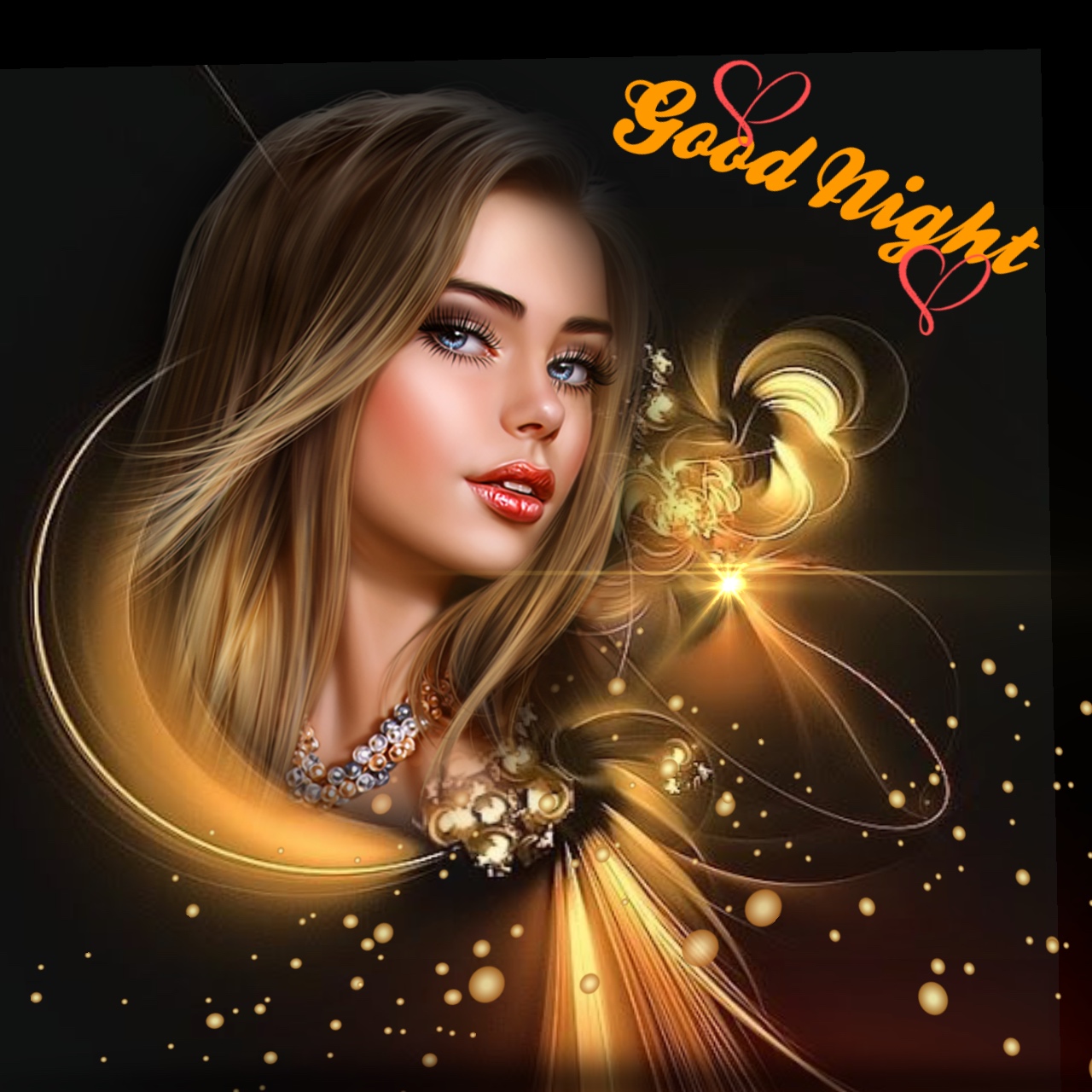 Wienie Coppen's Candles,Goodnight,Sunset - abstract art goodnight ...