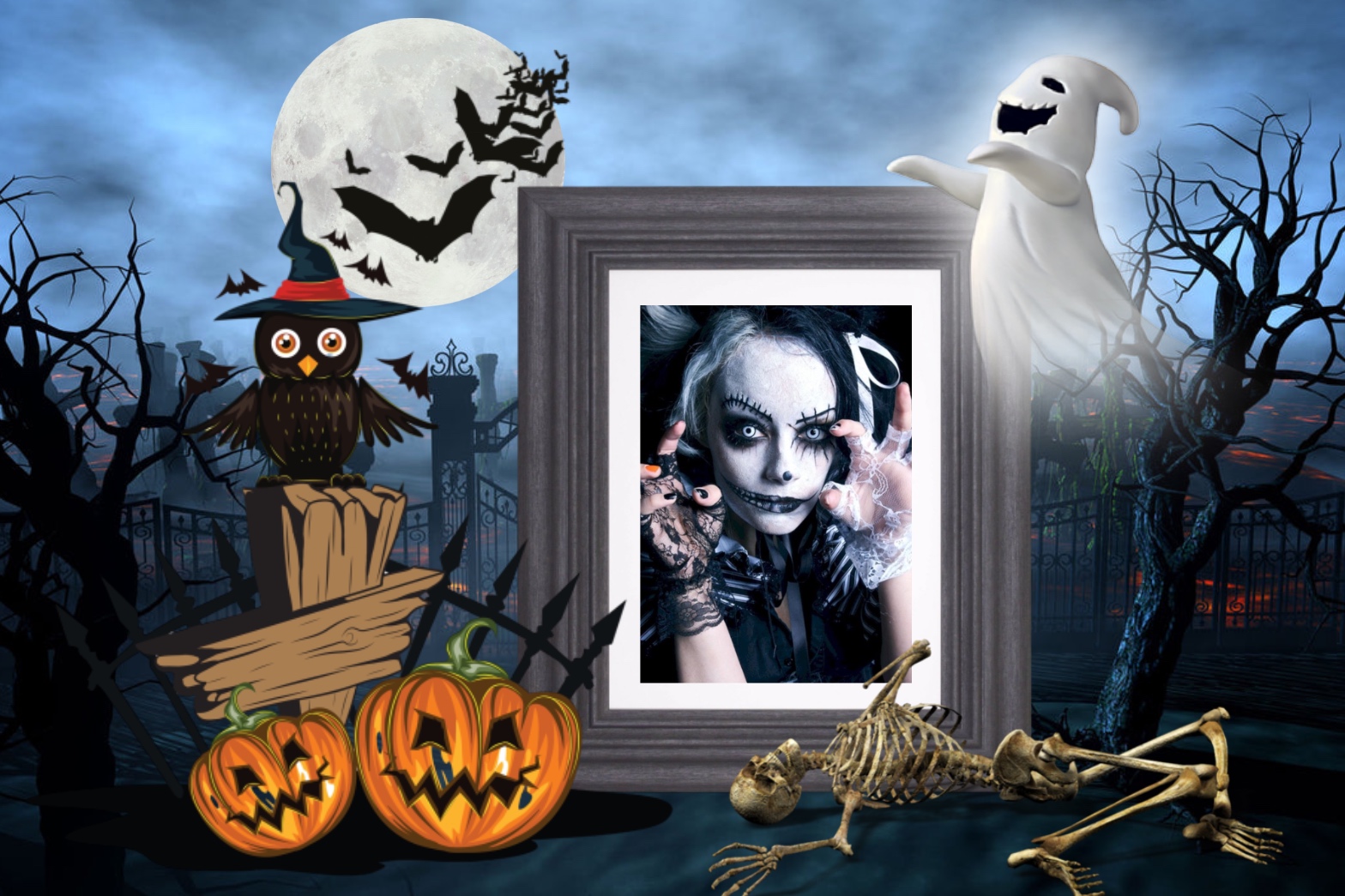 Nette's Halloween Frames - Halloween Spooky Nette - Halloween Spooky Nette