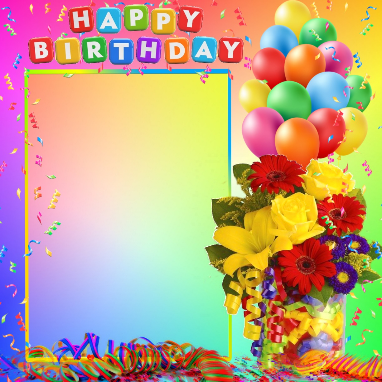 Sinnlich's Birthday Frames - 2018 - 2018 - Birthday Flower , 1 Frame ...