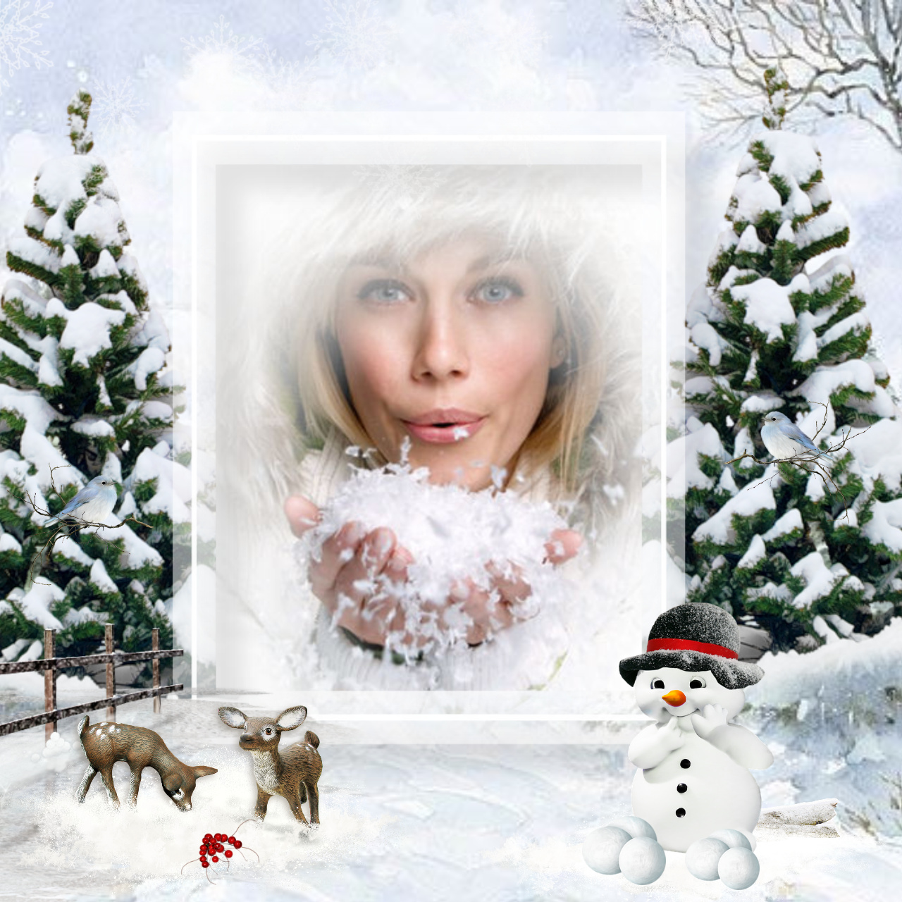 Nette's Winter Snow Frames☃️ ️ - WinterSnow 2018 - Winter ...